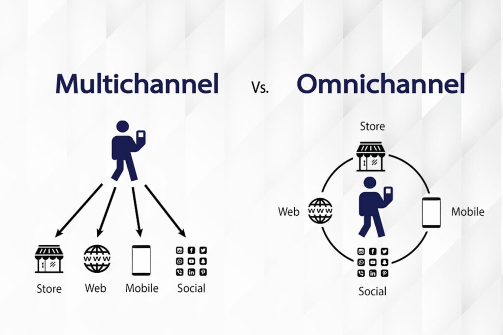 Omnichannel vs Multichannel Contact center